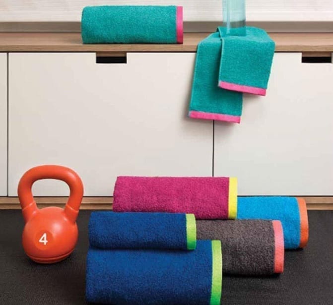 Set Toallon Toalla Fitness Gimnasio Gym Algodon Arco Iris – Tucumán Textil